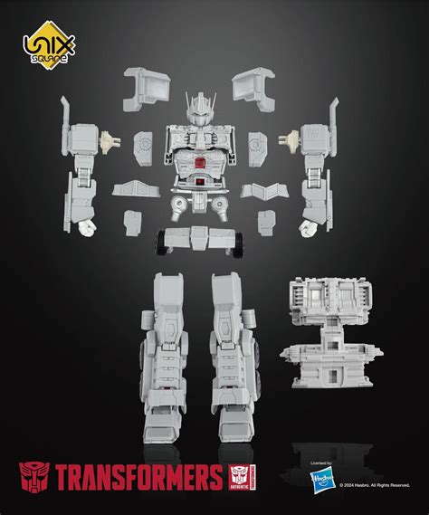 Unix Square Transformers Combot Optimus Prime Kapow Toys