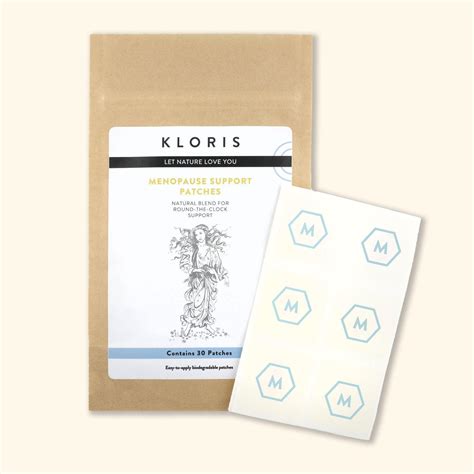 Menopause Patches Natural Support For The Symptoms Of Menopause Kloris