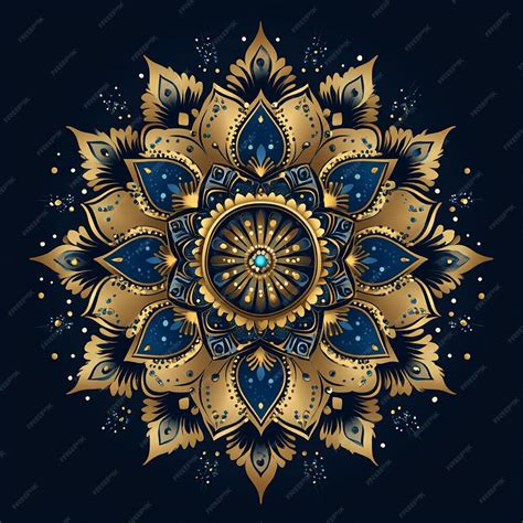 Decorative Mandala With Gray Color Design Premium Ai Generated Image