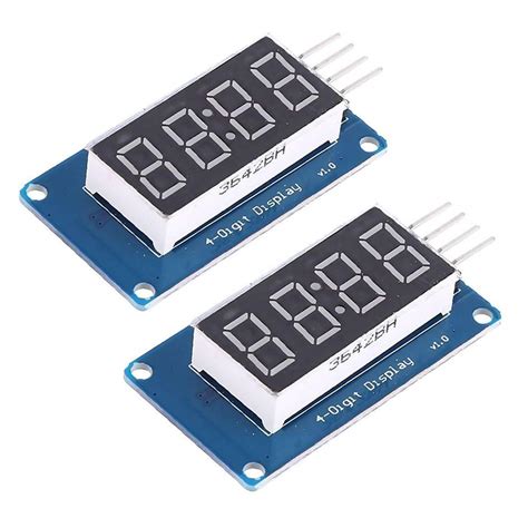 Snapklik Pcs Digit Tube LED Segment Display Module Red Common Anode TM Drive