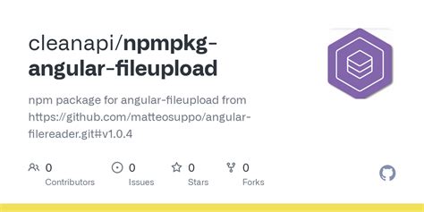 Github Cleanapinpmpkg Angular Fileupload Npm Package For Angular