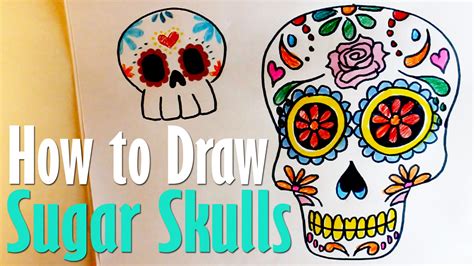 Easy Sugar Skull Drawing At Getdrawings Free Download