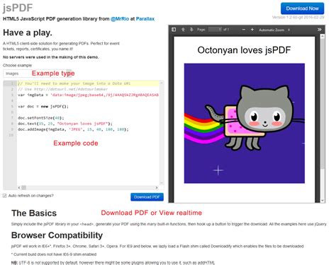 Javascript Can Js Doc Generate Pdf Stack Overflow