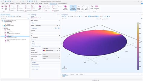 Comsol Multiphysics® 软件中的人机交互功能 Comsol 博客