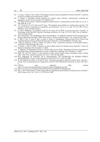 Scalability Aware Energy Consumption And Dissipation Models For Wireless Sensor Networks PDF