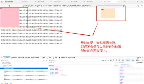 css布局 定位，相对，绝对，子绝父相，固定定位，层级关系。 a tao必须奥利给 博客园