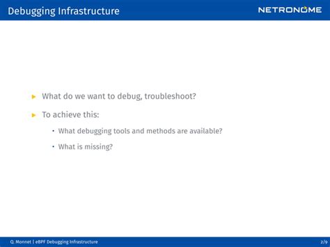 Ebpf Debugging Infrastructure Current Techniques Pdf Operating
