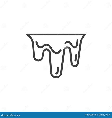 Dripping Slime Green Goo Dripping Liquid Snot Blots And Splashes Cartoon Slime Splodges