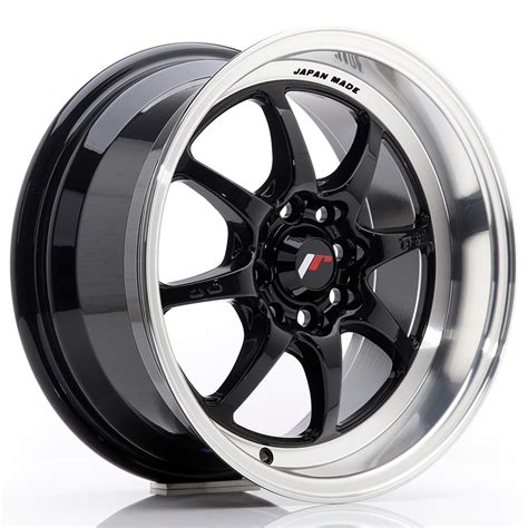 Jr Wheels Tf2 15x75 Et10 4x100114 Gloss Black Alufelgehr