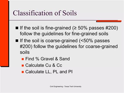Class 3 B Soil Classification Geotechnical Engineering Pdf