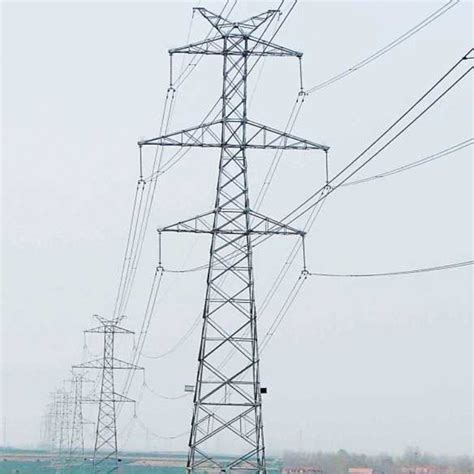 Hot Dipped Galvanized Angle Steel 11kv 33kv 132kv 220kv Transmission