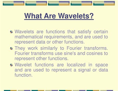 Ppt Usage Of Wavelets In Computational Science Powerpoint