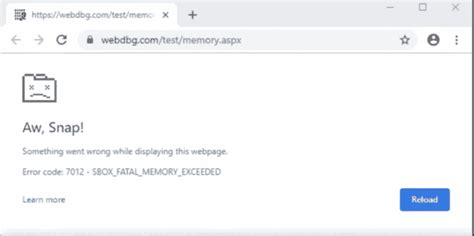 Chrome Aw Snap How To Solve The Error SupportHost