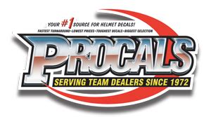 Home Procals Premium Helmet Decals