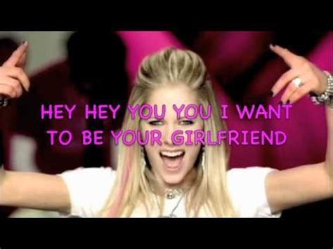 Avril Lavigne Girlfriend Lyrics Youtube