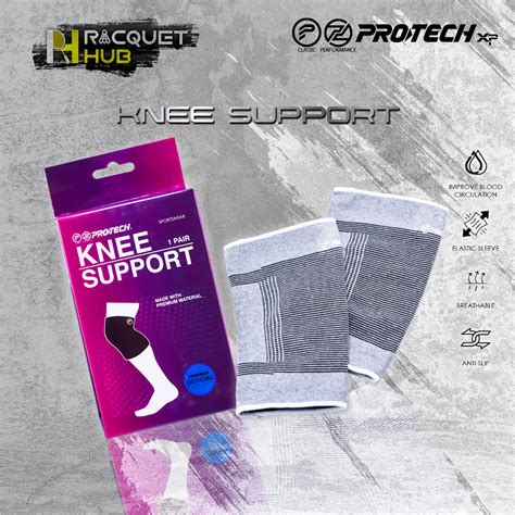 Protech Knee Support 1 Pair Shopee Malaysia