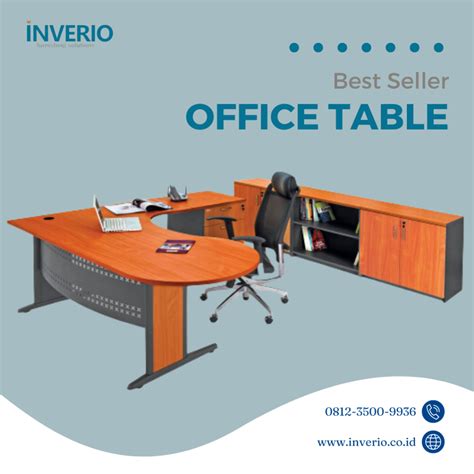 Meja Kantor Minimalis Inverio Furniture