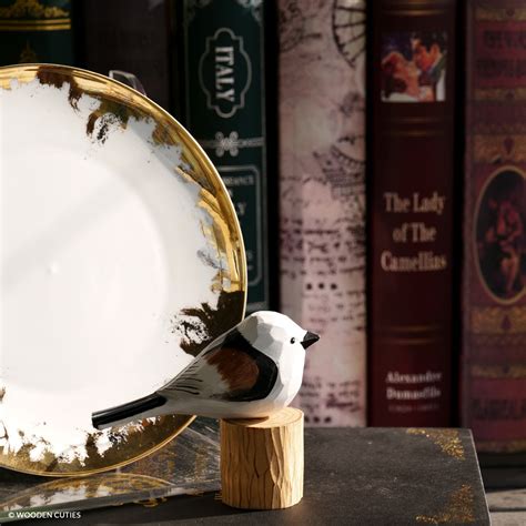 Long Tailed Tit Stand Wooden Cuties 🌱