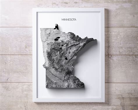 Minnesota Elevation Map Massive Wanderlust