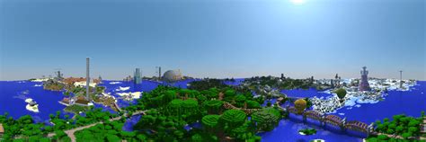 Large Scale Panorama Minecraft