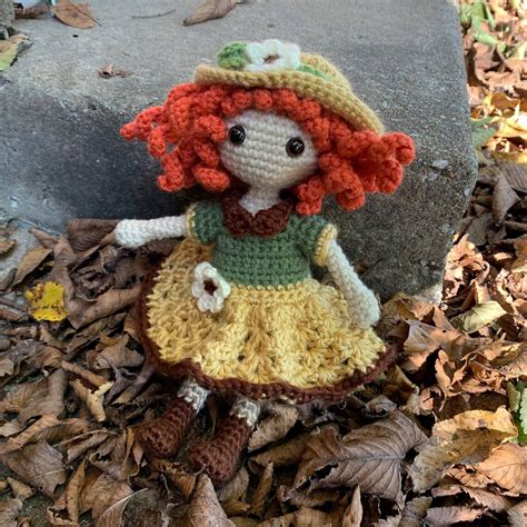 Autumn Doll Amigurumi Crochet Doll Pattern Etsy