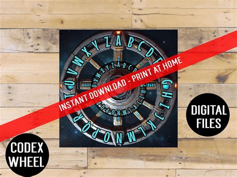 Printable Codex Wheel Diy Cipher Wheel Template For Secret Codes