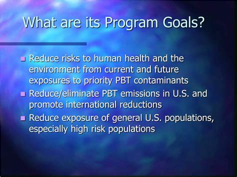 Ppt Persistent Bioaccumulative And Toxics Pbt Program Setting The Context Powerpoint