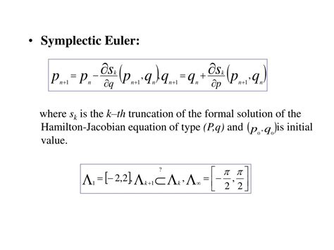 Ppt Kam And Symplectic Integration Powerpoint Presentation Free