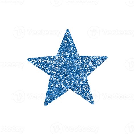 Estrella De Brillo Azul 14968374 PNG