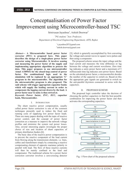 PDF Conceptualisation Of Power Factor Improvement Using