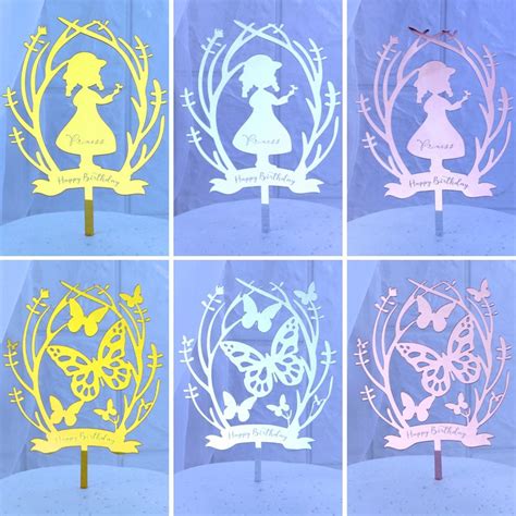 ป้ายปักเค้ก Happy Birthday ป้ายวันเกิด Hbd ลายพิเศษ Shopee Thailand