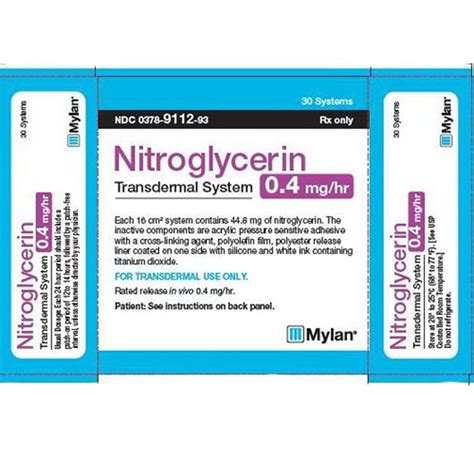 Nitroglycerin Angina Relief Tablets Sprays And Creams — Mountainside