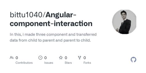 Github Bittu1040 Angular Component Interaction In This I Made Three