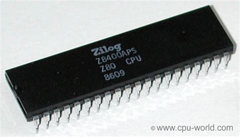 Zilog Z80 Microprocessor Family