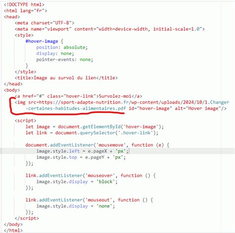[css] au survol d un lien une image apparaisse