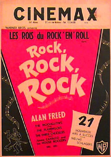 Rock Rock Rock Original 1956 Belgian Movie Poster Posteritati Movie