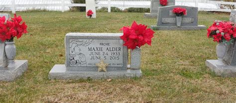 Maxie “archie” Davis Alder 1933 2015 Homenaje De Find A Grave