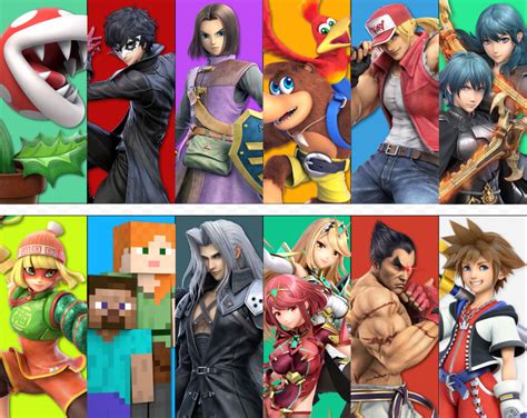 The Complete Ssbu Fighters Pass By Noestun123 On Deviantart