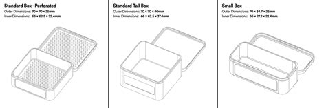 Clamshell Box 20 Variants 33gr Filament Free 3d Print Model
