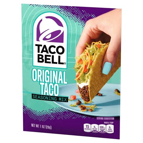 Taco Bell Original Taco Seasoning Mix 1 Oz Packets Pack 53 Off
