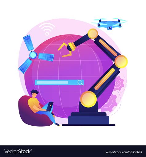 Artificial Intelligence Concept Metaphor Vector Image