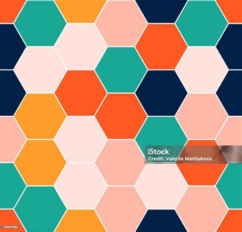 단순한 모양과 도형의 기하학적 미니멀리즘 패턴 브랜딩 광고 웹 배너 비즈니스 및 벽지를 위한 추상적인 디자인 육각형에 대한 스톡 벡터 아트 및 기타 이미지 Istock