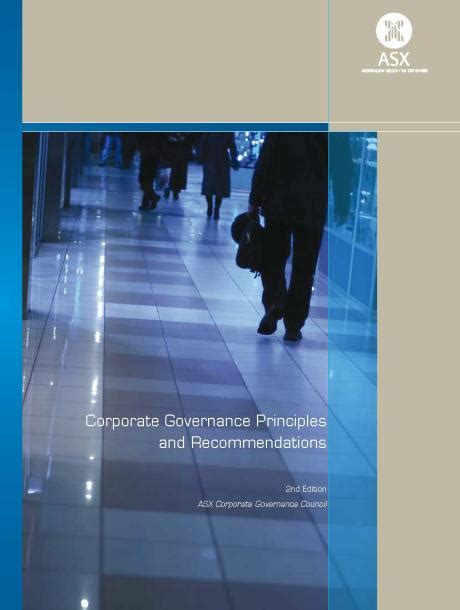 Revised Corporate Governance Principles And Recommendations Ecgi