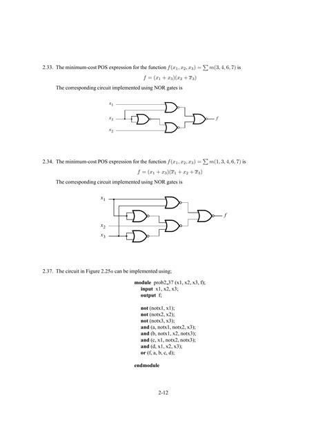 solution manual to fundamentals of digital logic with verilog design