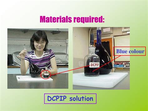Ppt Determination Of The Concentration Of Vitamin C By Using Dcpip