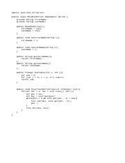 MutablePerson Java Import Java Util ArrayList Public Class
