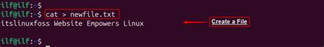 How To Create A File In Linux Its Linux Foss