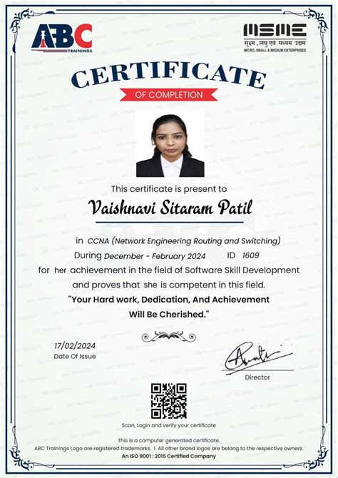 I Finally Received My Ccna Certificate I Put In A Lot Of Effort And