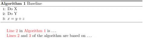 Algorithms Create A Smart Cross Reference To A Line In An