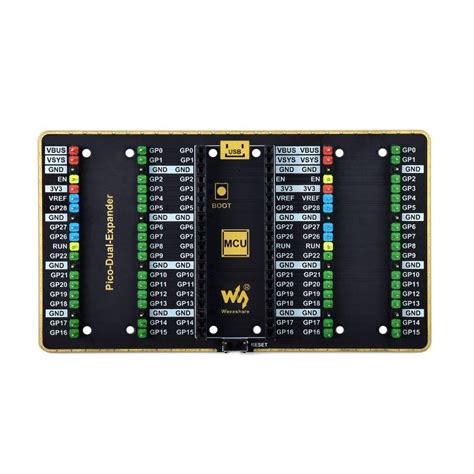 expansor gpio duplo para raspberry pi pico com 2 conjuntos de pinos